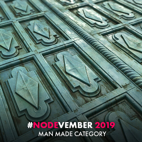 ArtStation - Romanesque Patina Roofing | #NODEVEMBER 2019