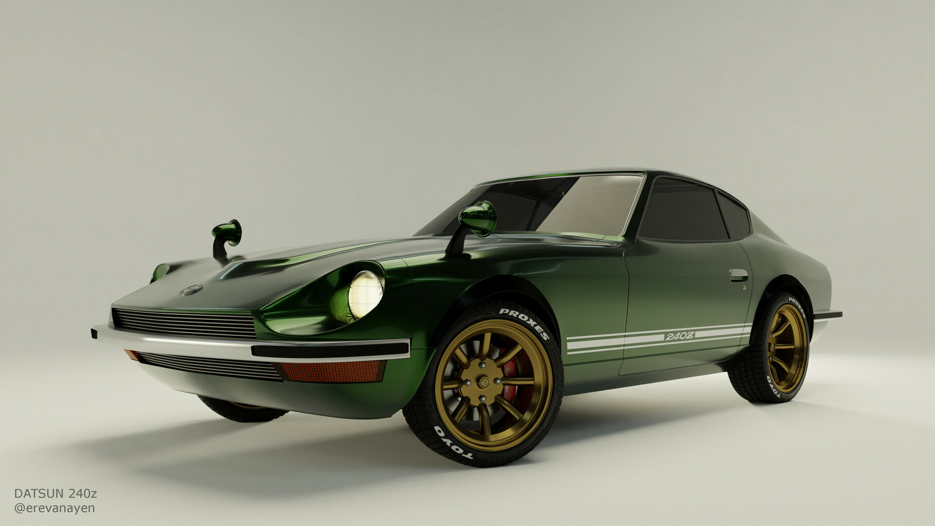 ArtStation - Datsun 240z