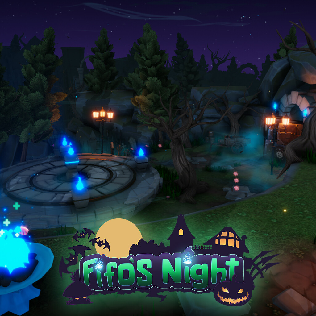 ArtStation - Graveyard - Fifo's Night