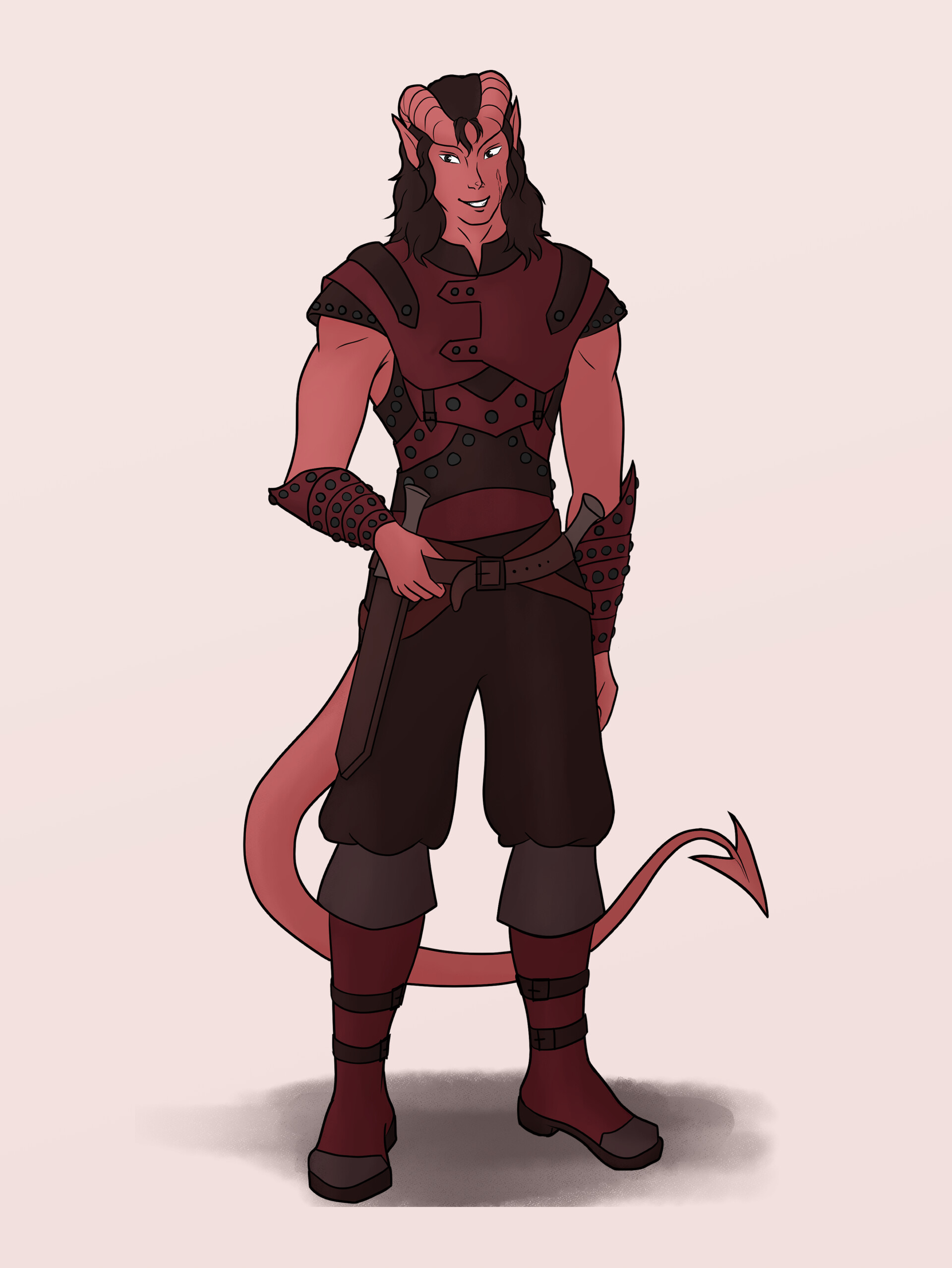 ArtStation - Tiefling Character Design Commission