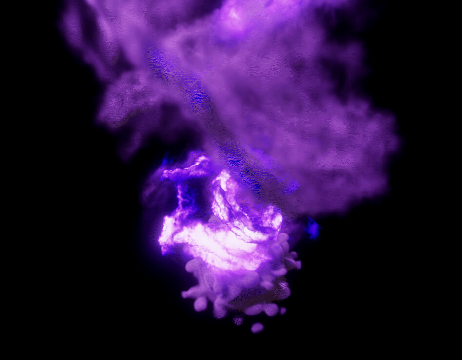 ArtStation - EmberGen Alpha Experiment 1, John Emerson