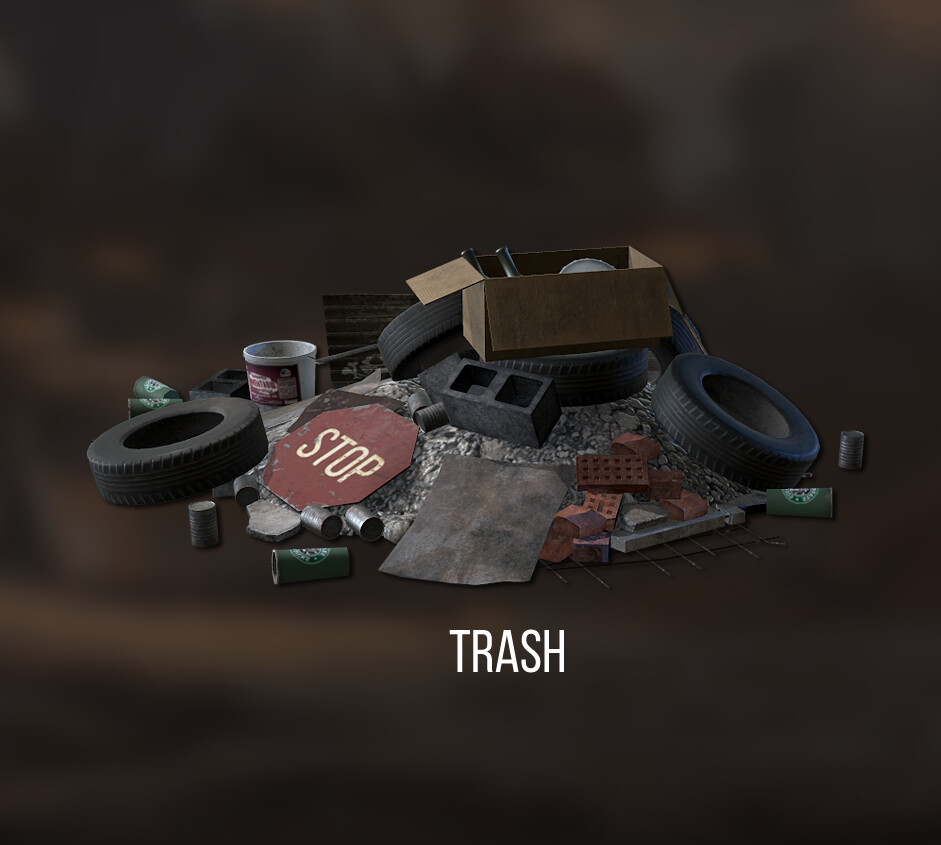 ArtStation - Trash Garbage