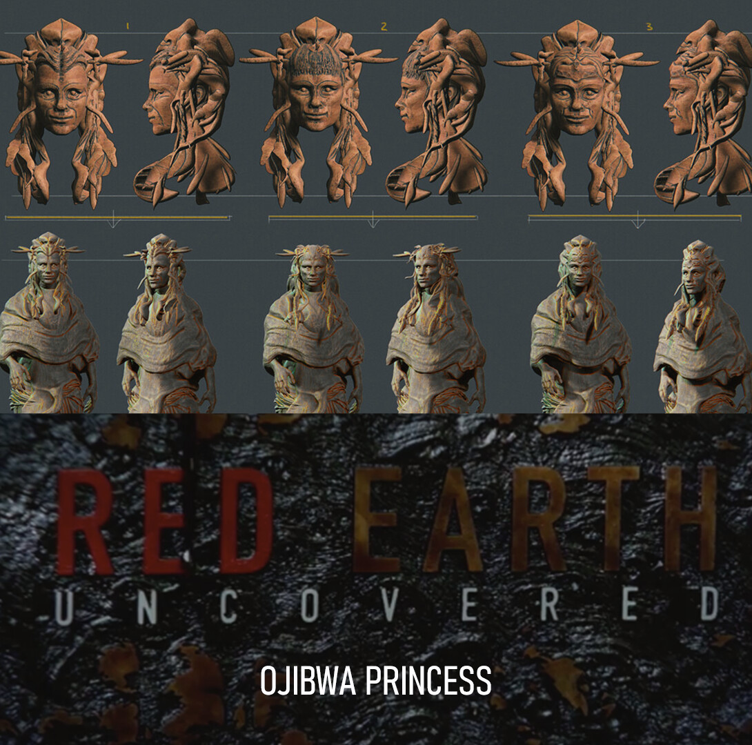 ArtStation - Princess Green Mantle " Ojibwa " Character Concept