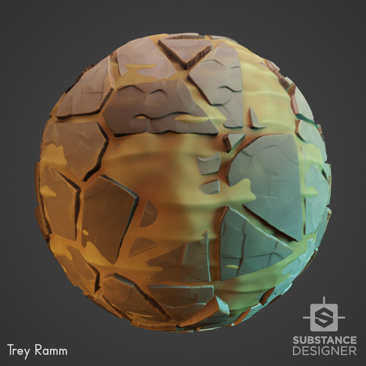 ArtStation - Stylized Sandy Stone Path (Free Download)