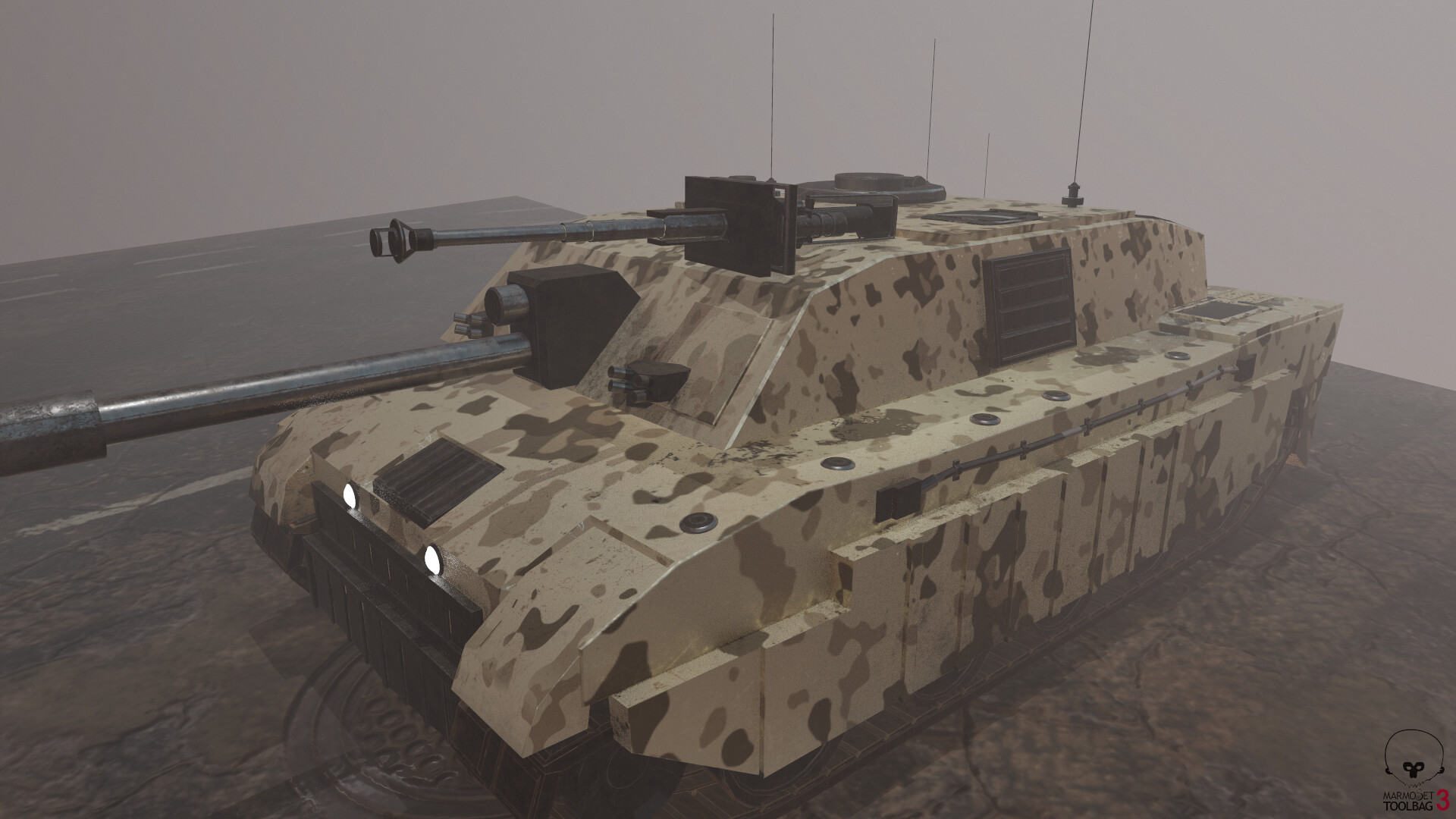 ArtStation - Military Armored Model M-31 Tank