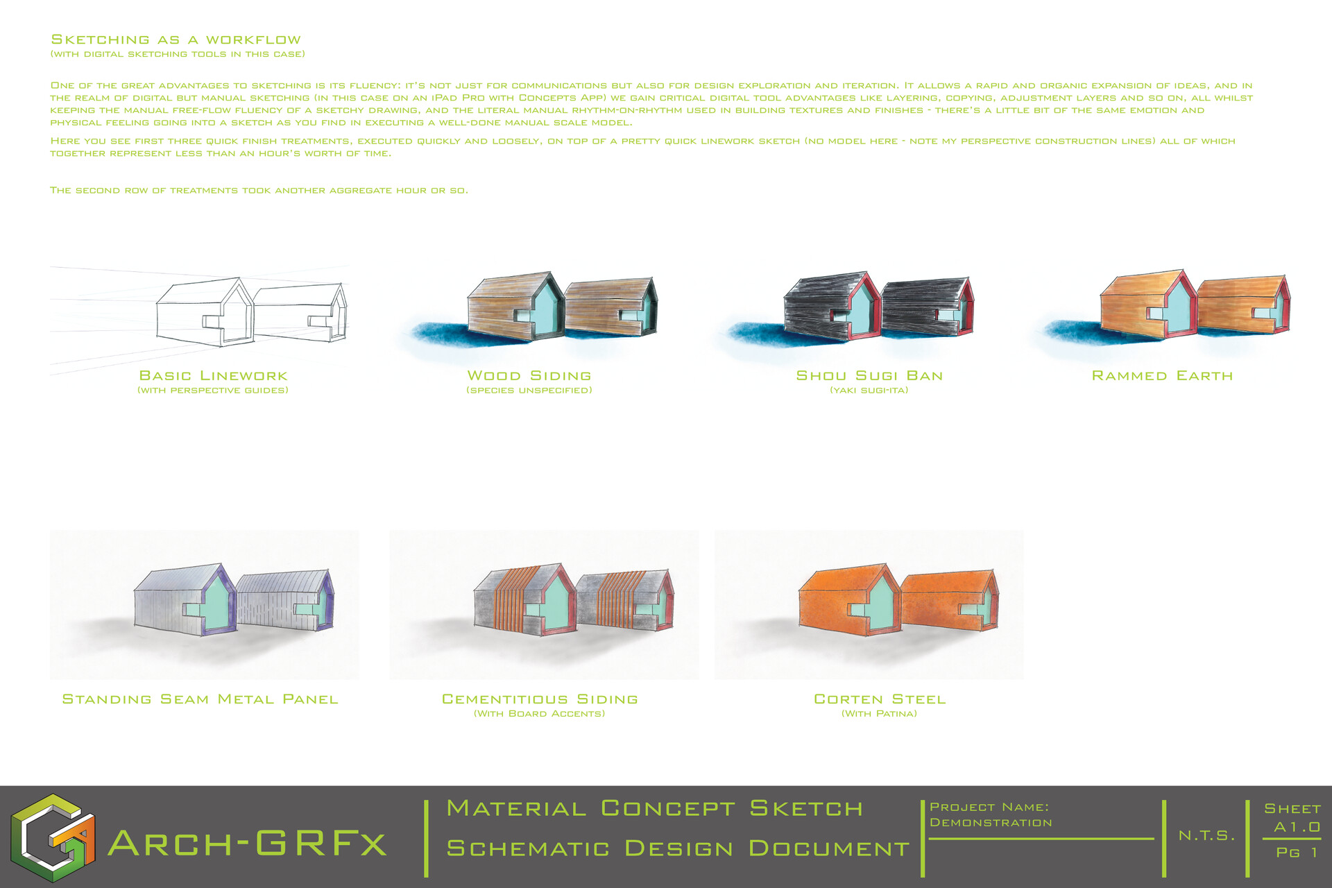 ArtStation - Digital / Traditional Sketching in modern Archviz & graphics workflow