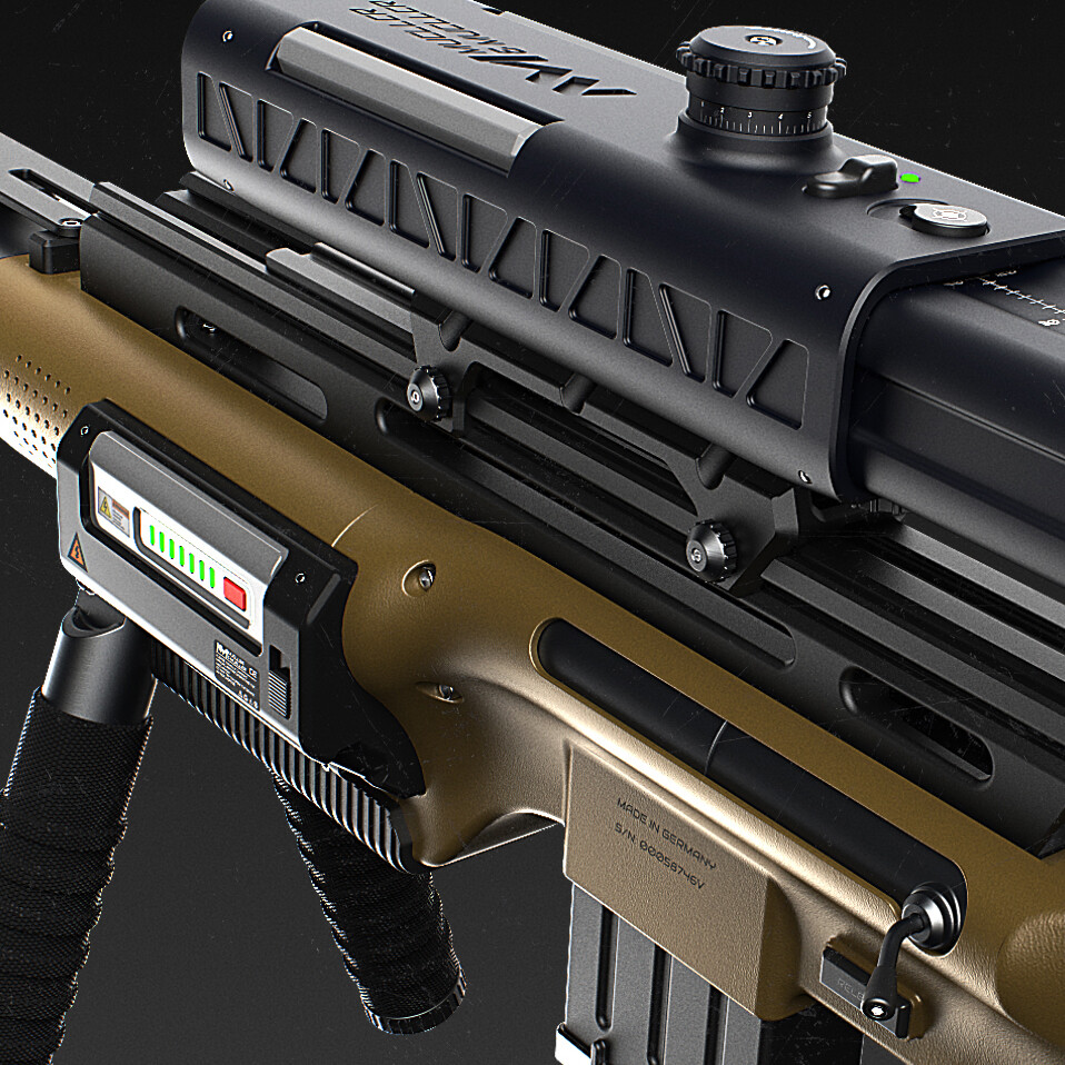 ArtStation - Mueller & Mueller_The Phantom Twins Sniper Rifle