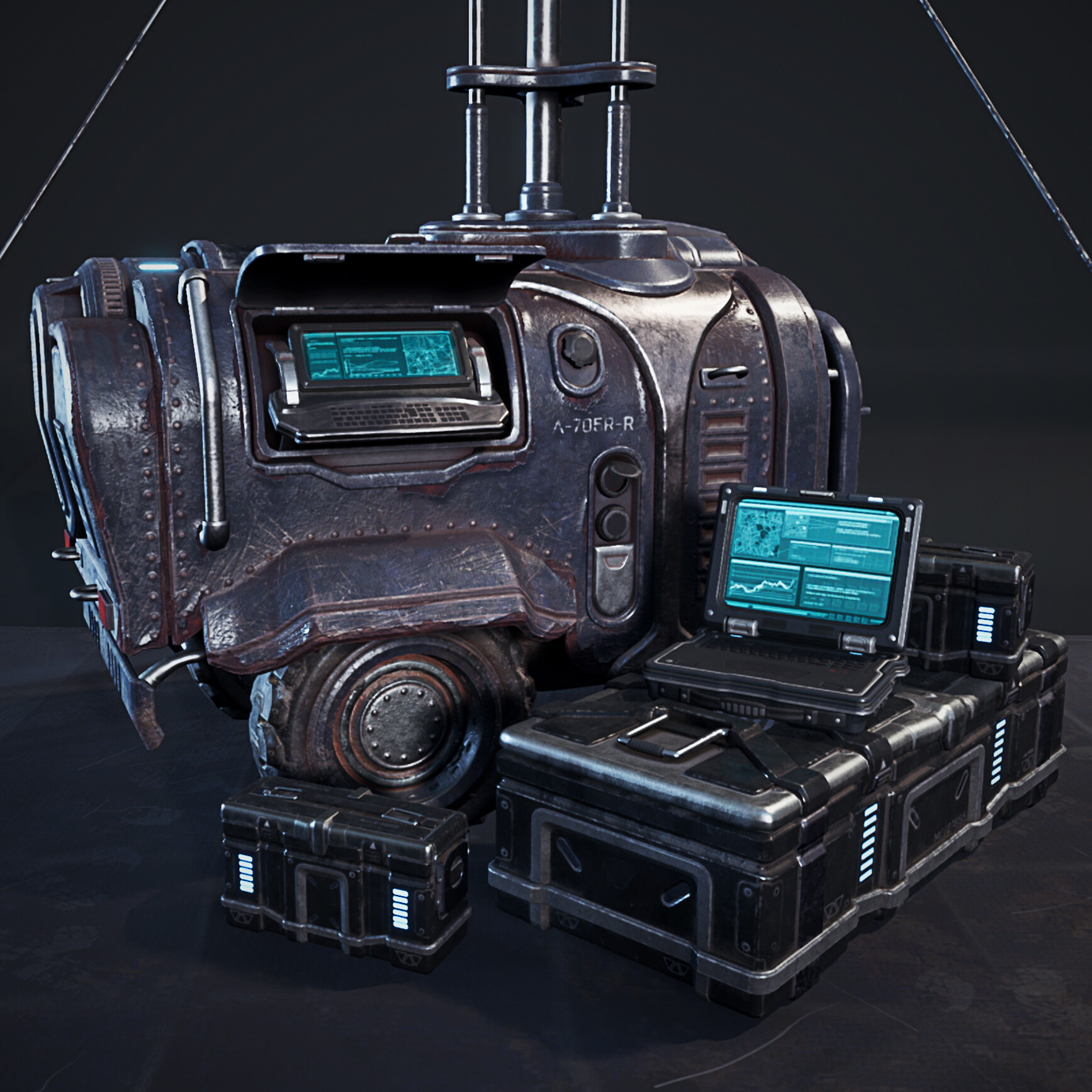 ArtStation - The Rally point - Military Props