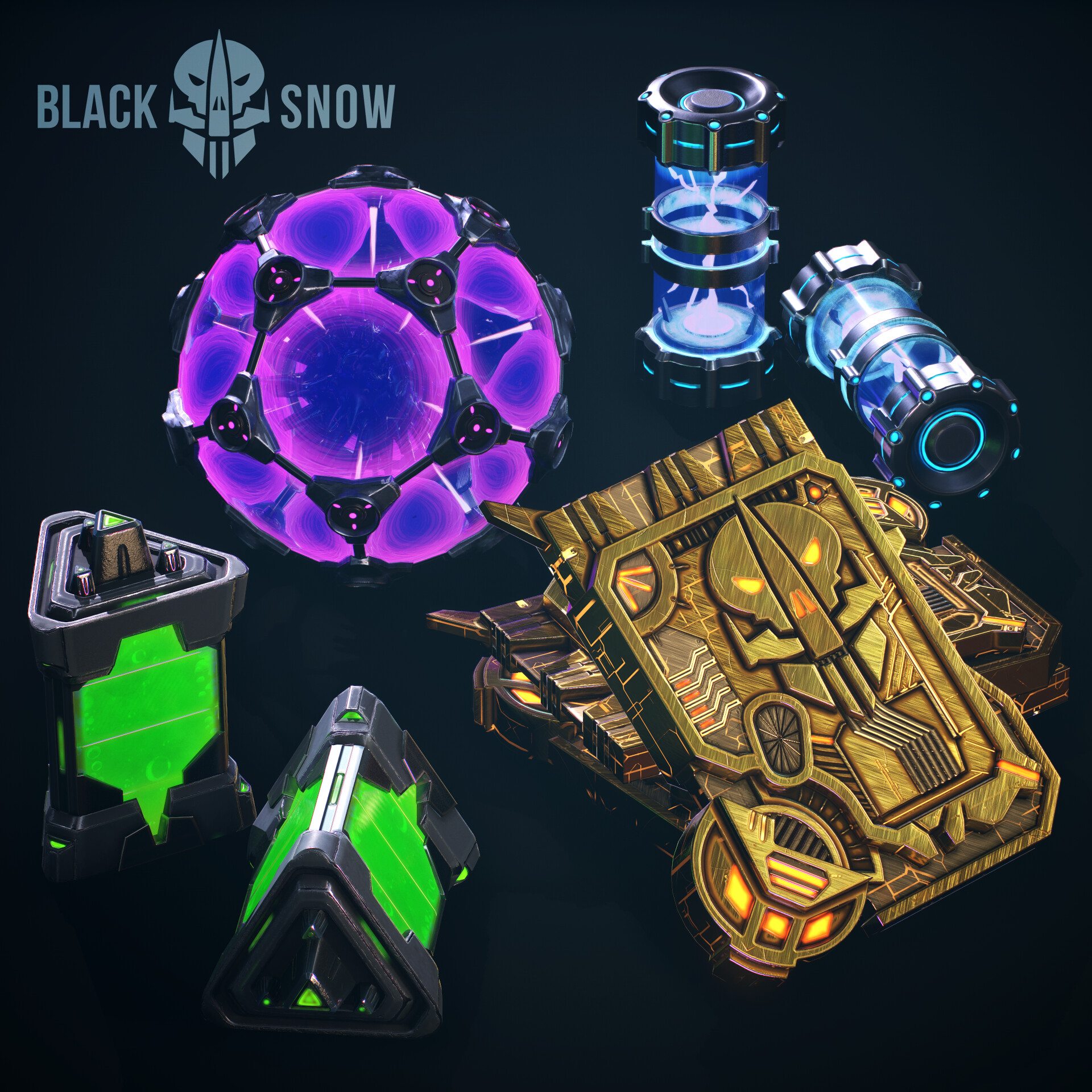 ArtStation - "Resources" props