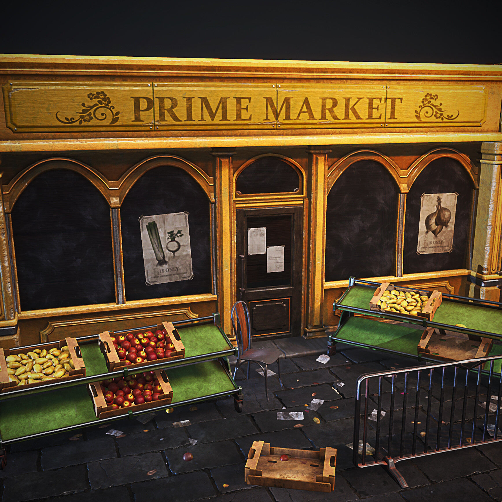 ArtStation - The Rally point - Civilians Props