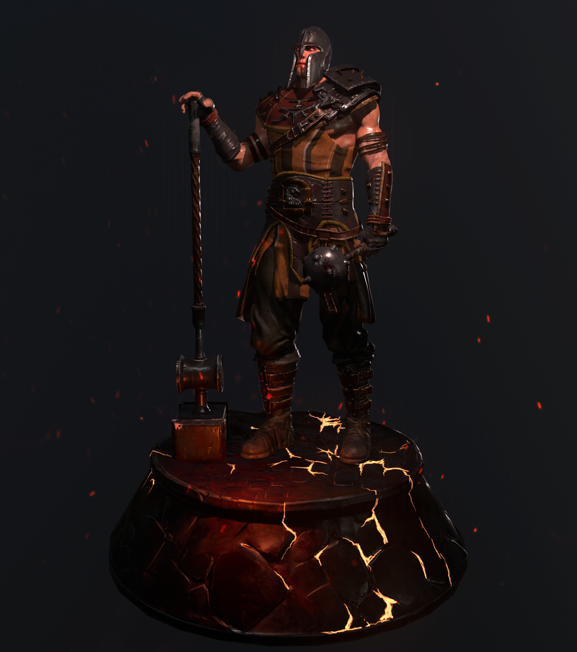 ArtStation - Magma warrior