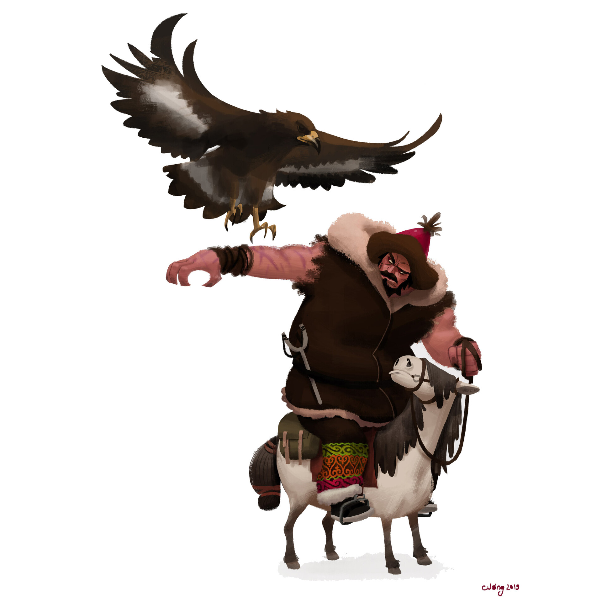 ArtStation - Eagle hunter