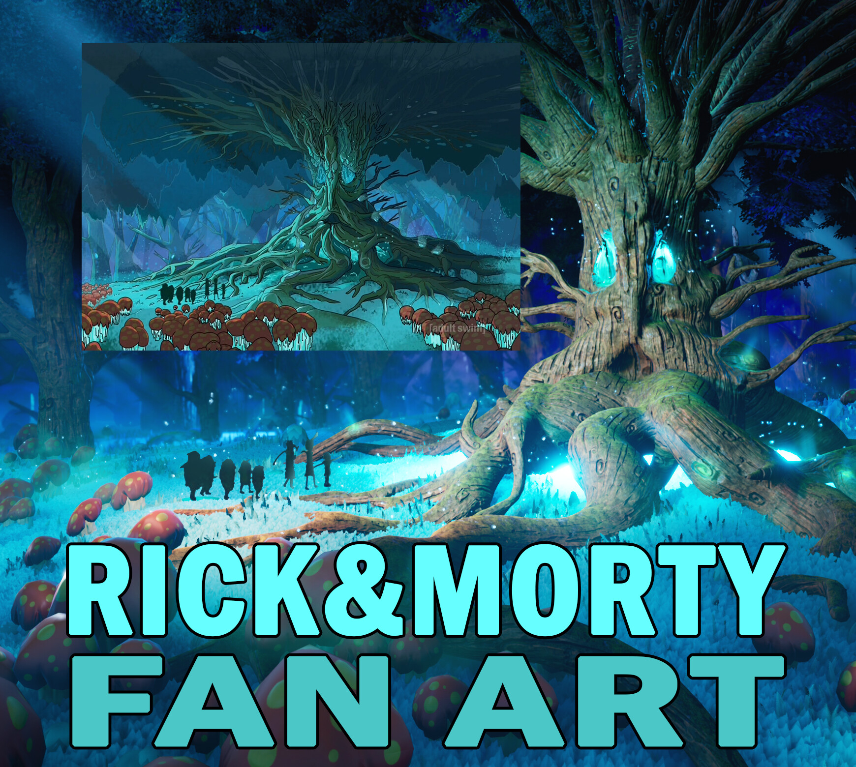 Stefan Stanic - The Spirit Tree - Rick&Morty Fan Art