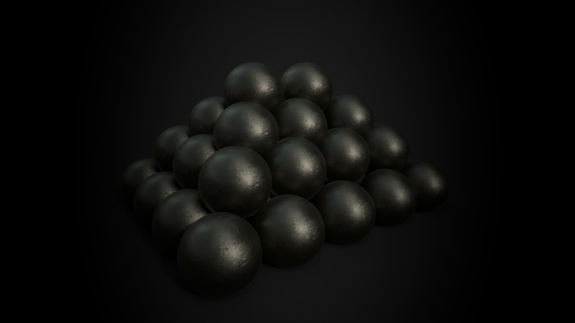 ArtStation - Stack of cannonballs