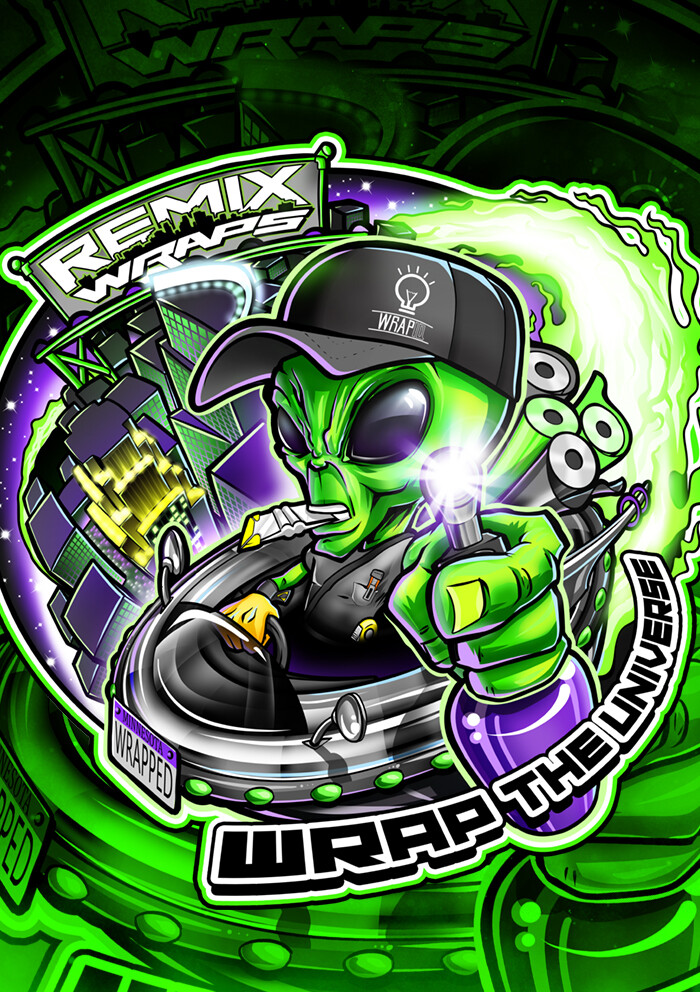 ArtStation - Remix Wraps Illustration