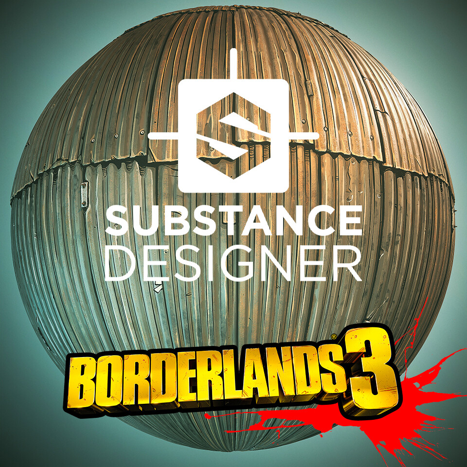 ArtStation - Borderlands 3 Mine Town Corrugated Metal