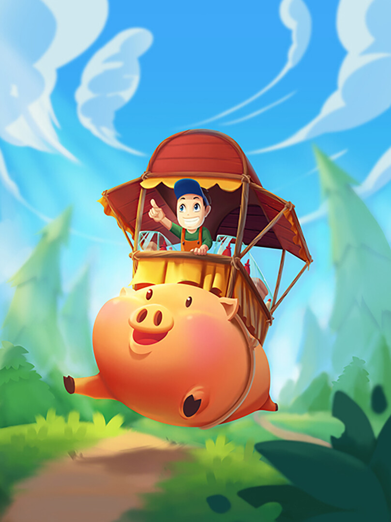 ArtStation - Piggy's Food Truck_Personal Project