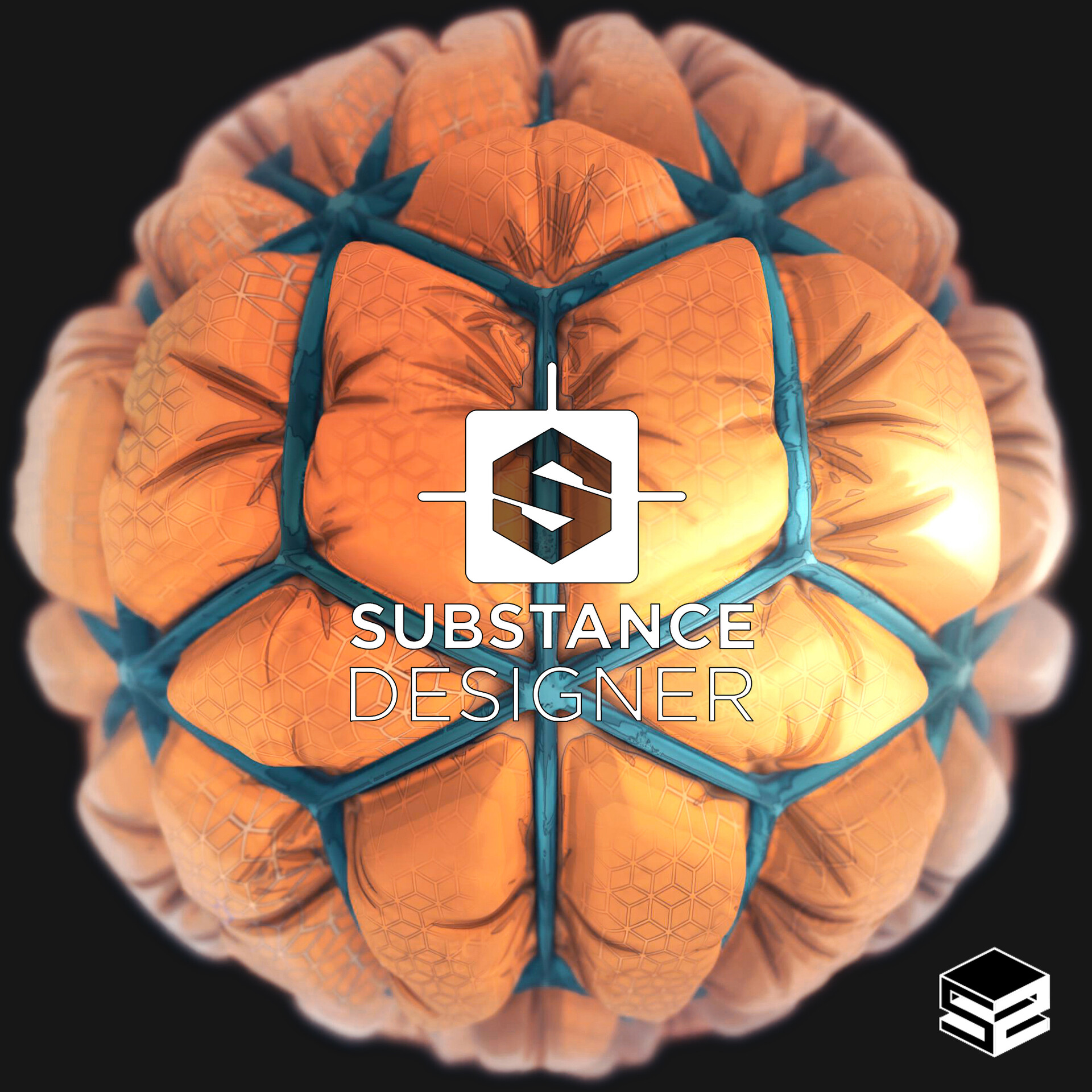 ArtStation - Borderlands inspired Sci-fi Padding, Substance Designer