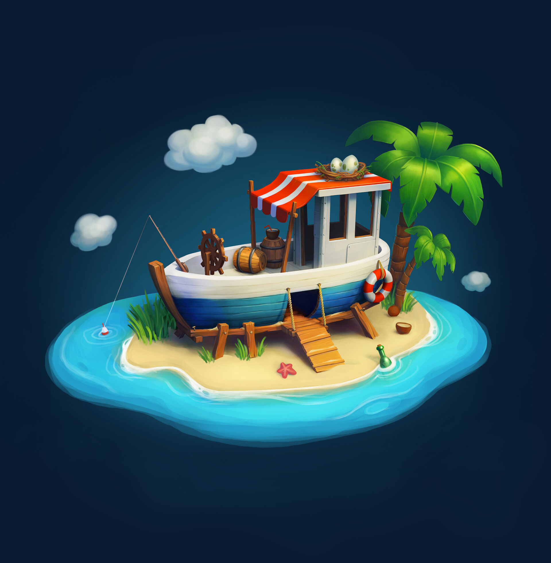 ArtStation - Little boat