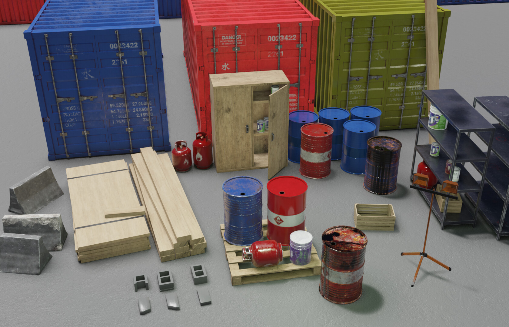 ArtStation - Industrial Props Pack