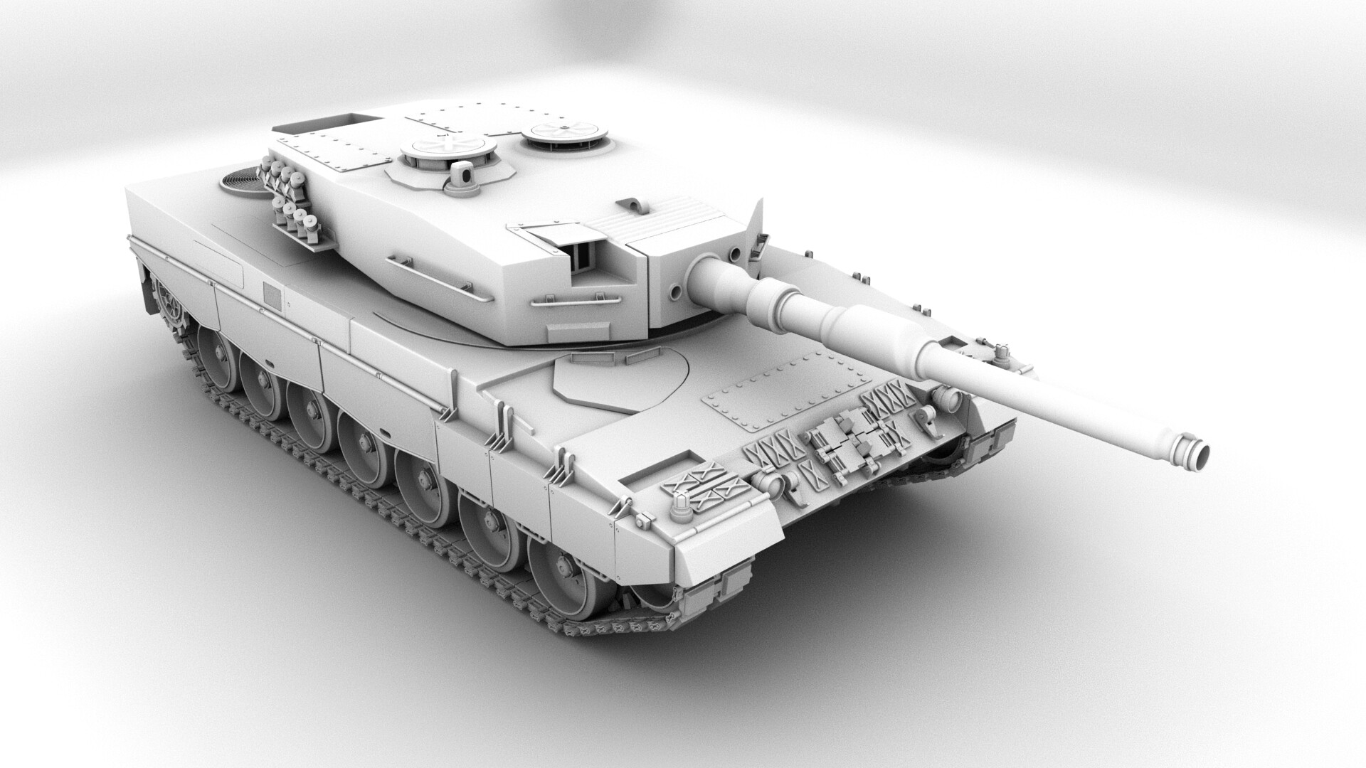 ArtStation - LeoPard 2A4 Wip