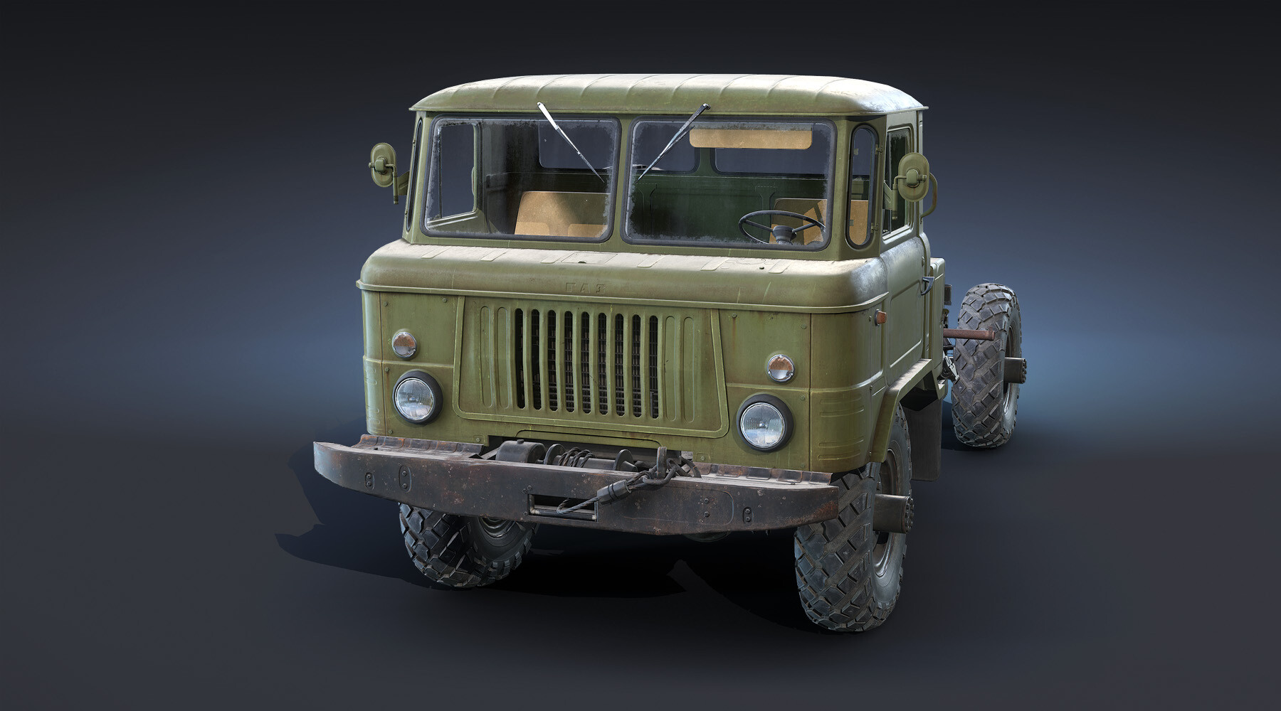 ArtStation - GAZ-66 Chassis