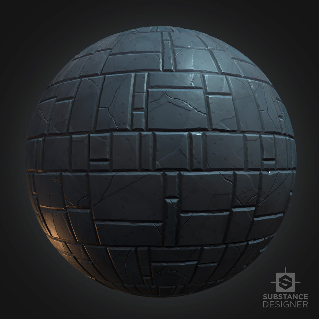 ArtStation - Stylized Floor Tiles Material