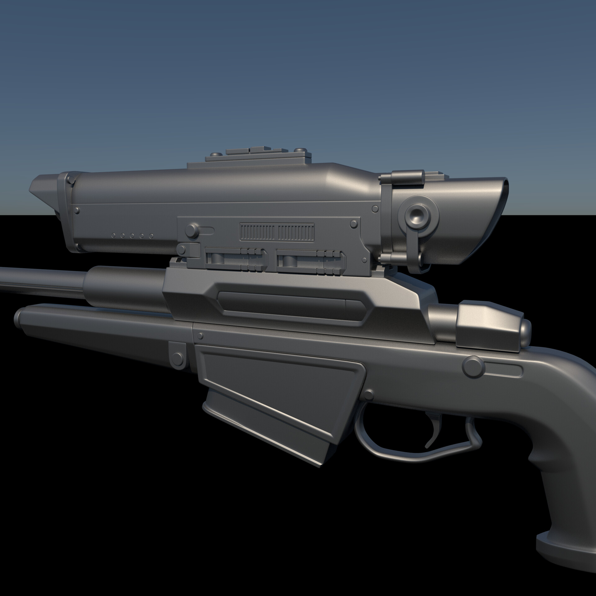ArtStation - “Sidewinder” Sniper Rifle
