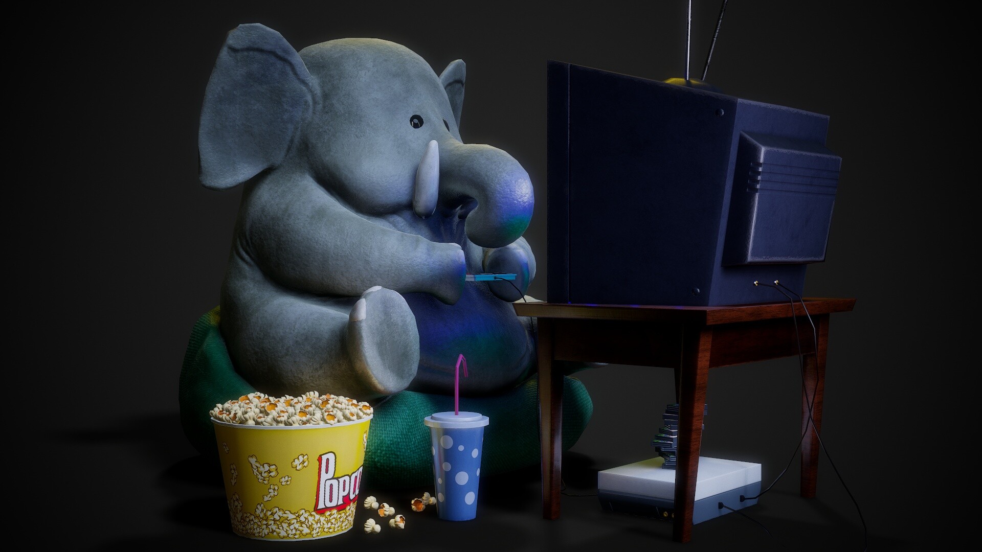 ArtStation - Lazy elephant