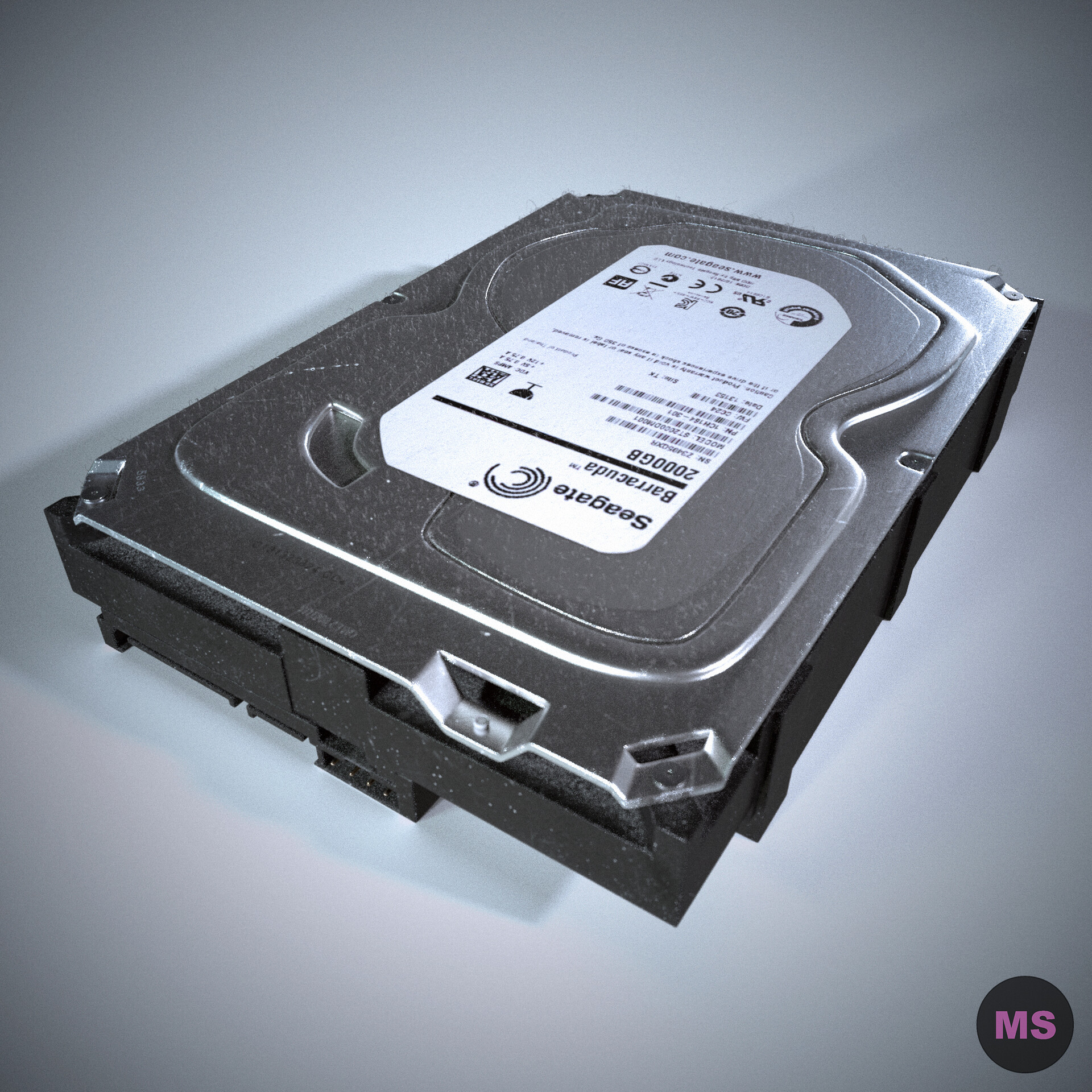 ArtStation - Seagate HDD - 3d Asset