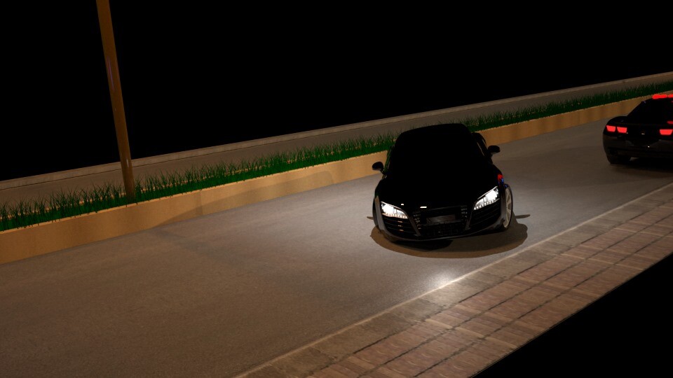 ArtStation - Highway Car Chasing Animation