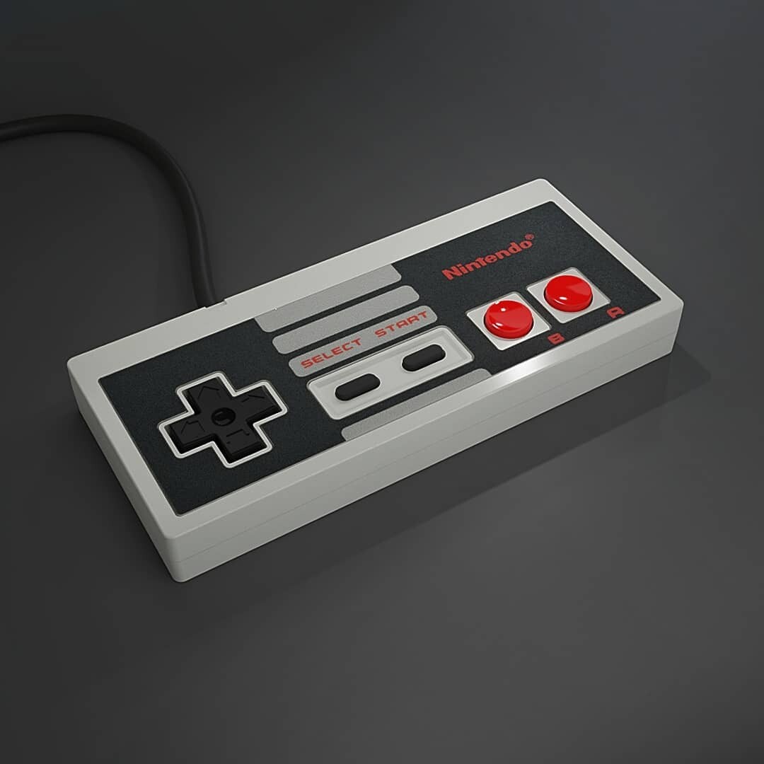 ArtStation - Controller NES
