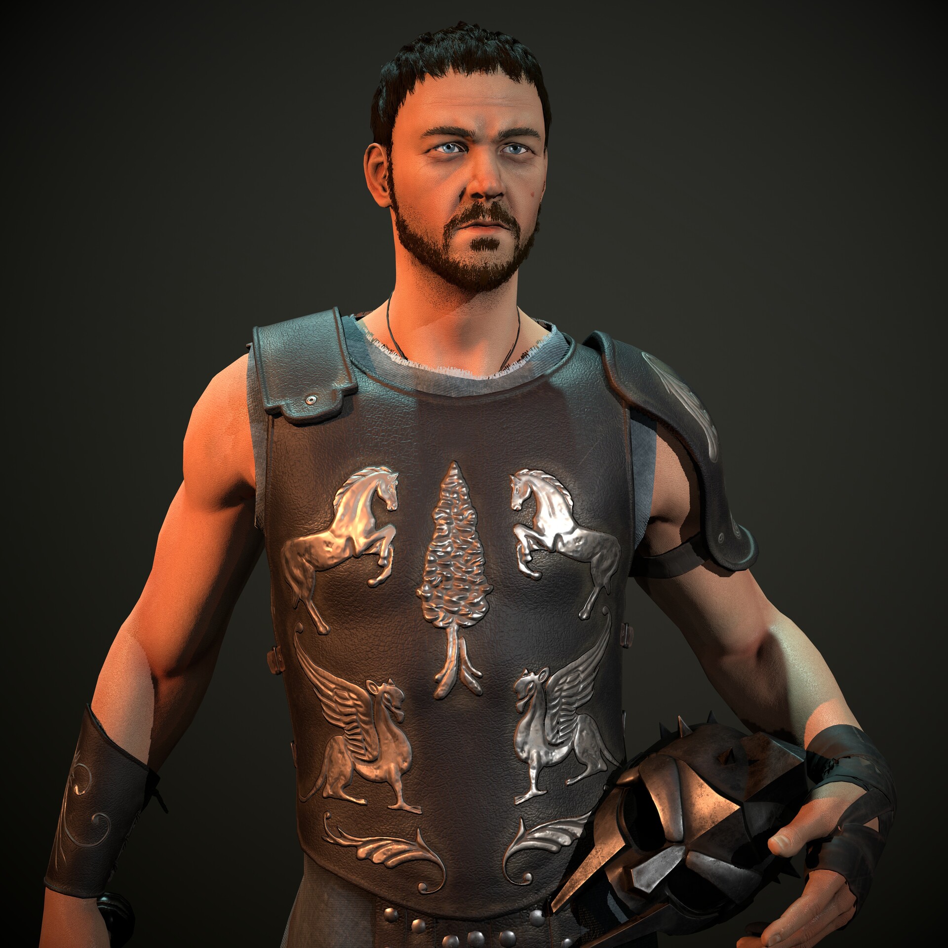 ArtStation - The Gladiator (Fan Art) maximo decimo meridio