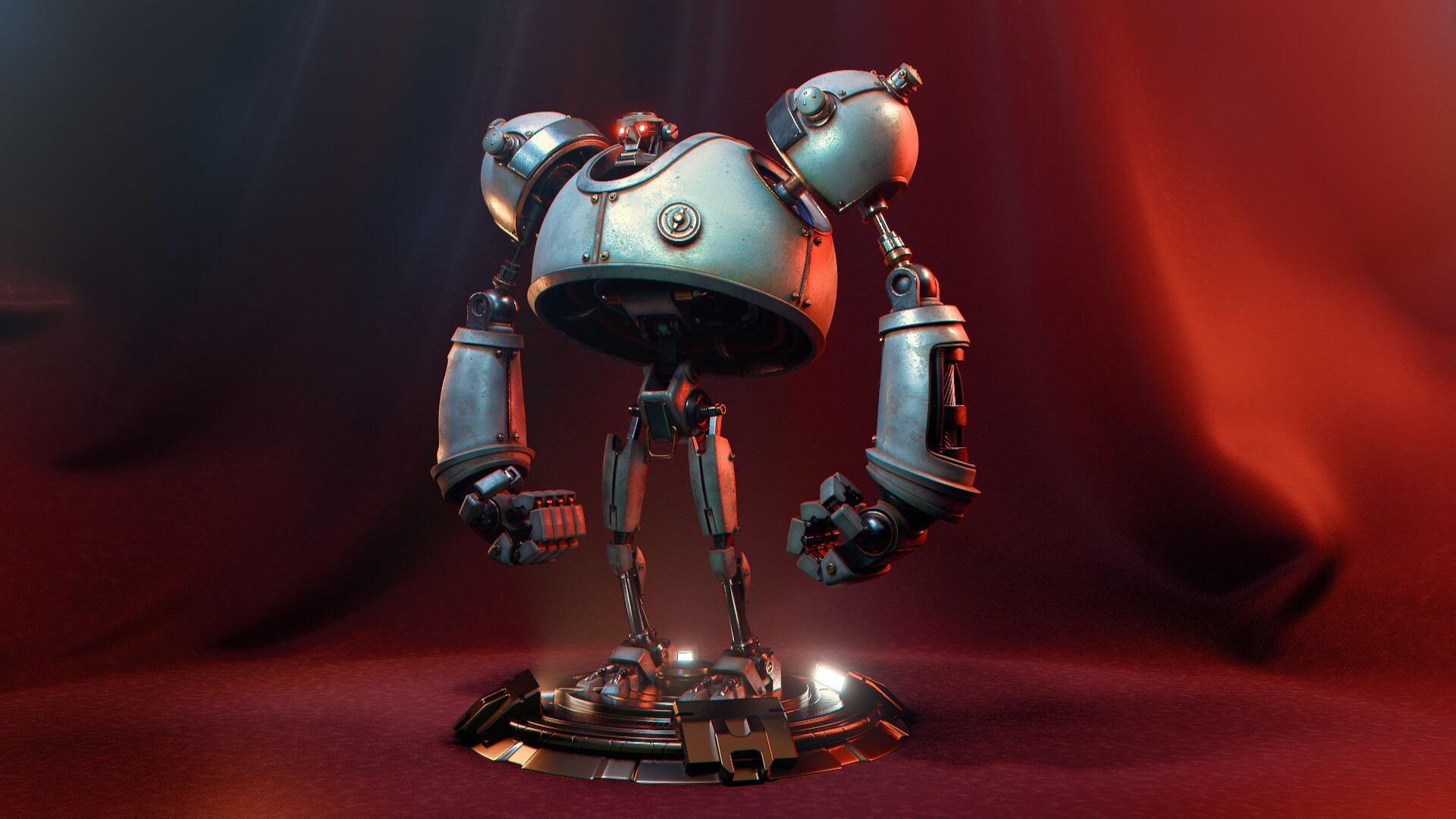 ArtStation - Tough robot - lookdev