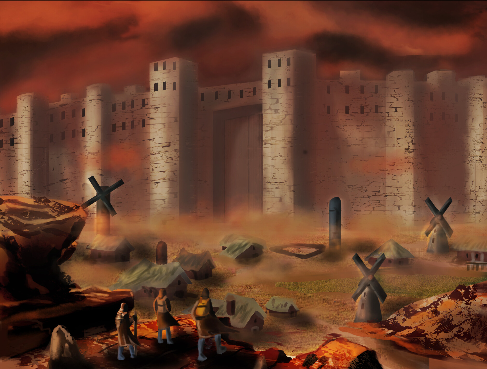 ArtStation - Outer Walls of the Last City (Faction Revolution)