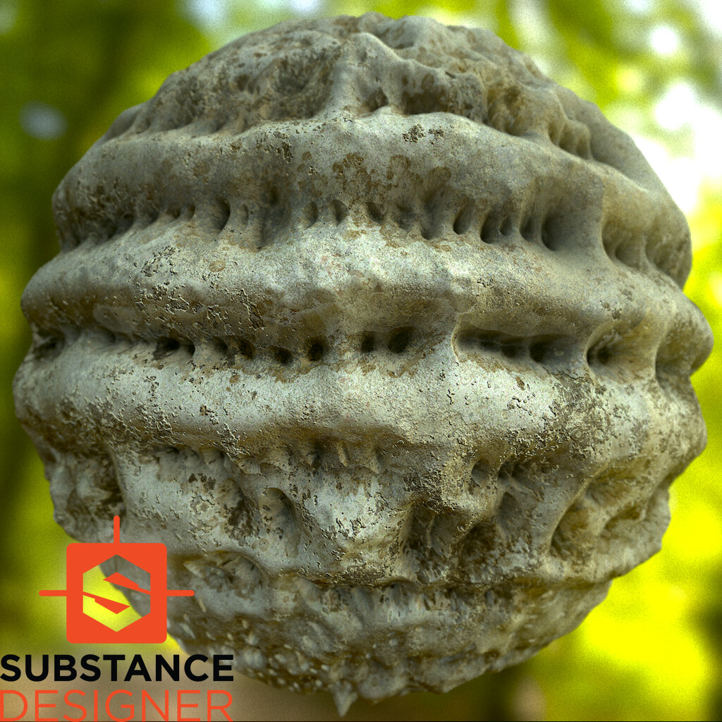 ArtStation - Substance Designer Rock Pore Material