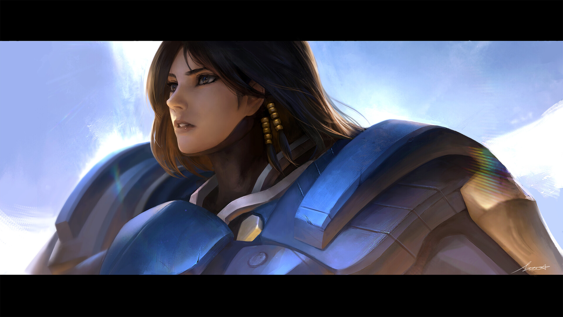 ArtStation - Overwatch Pharah cinematic scene