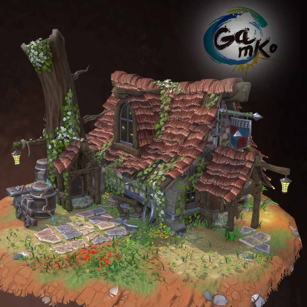 ArtStation - Blacksmith House