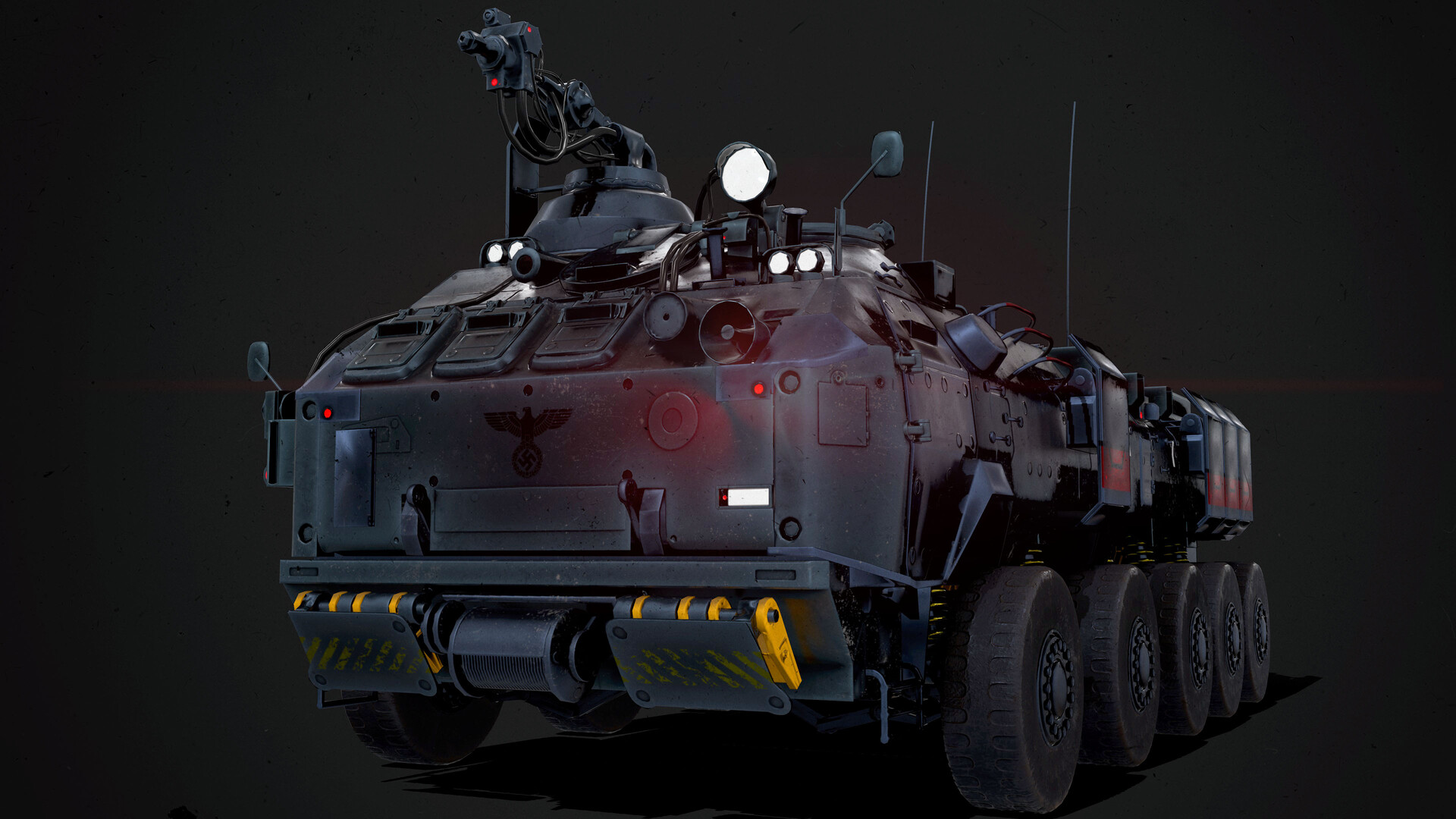 ArtStation - Tank Wolfenstein Fan Art, Rodrigo Ibañez Nieto