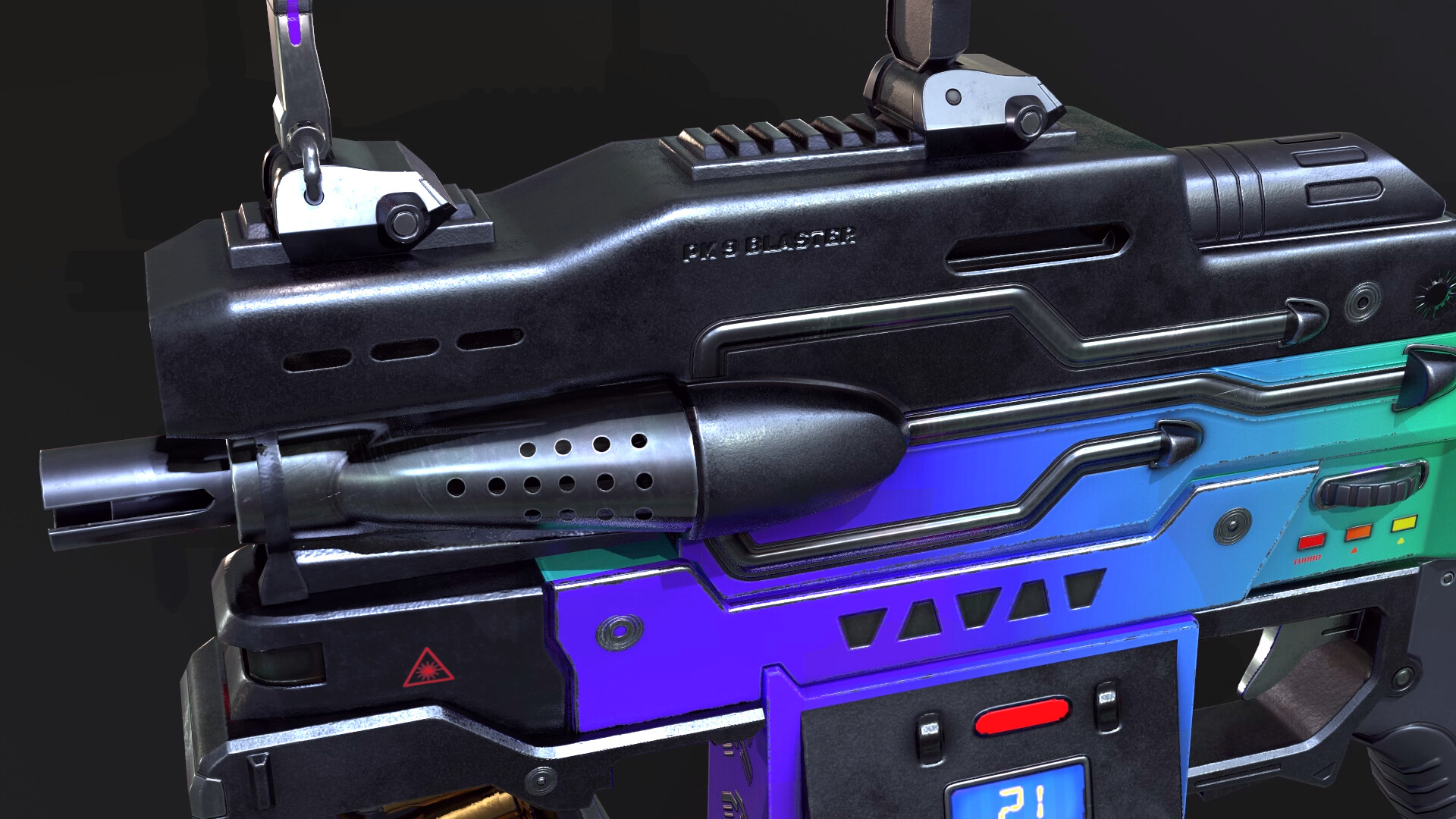 ArtStation - PK 9 BLASTER