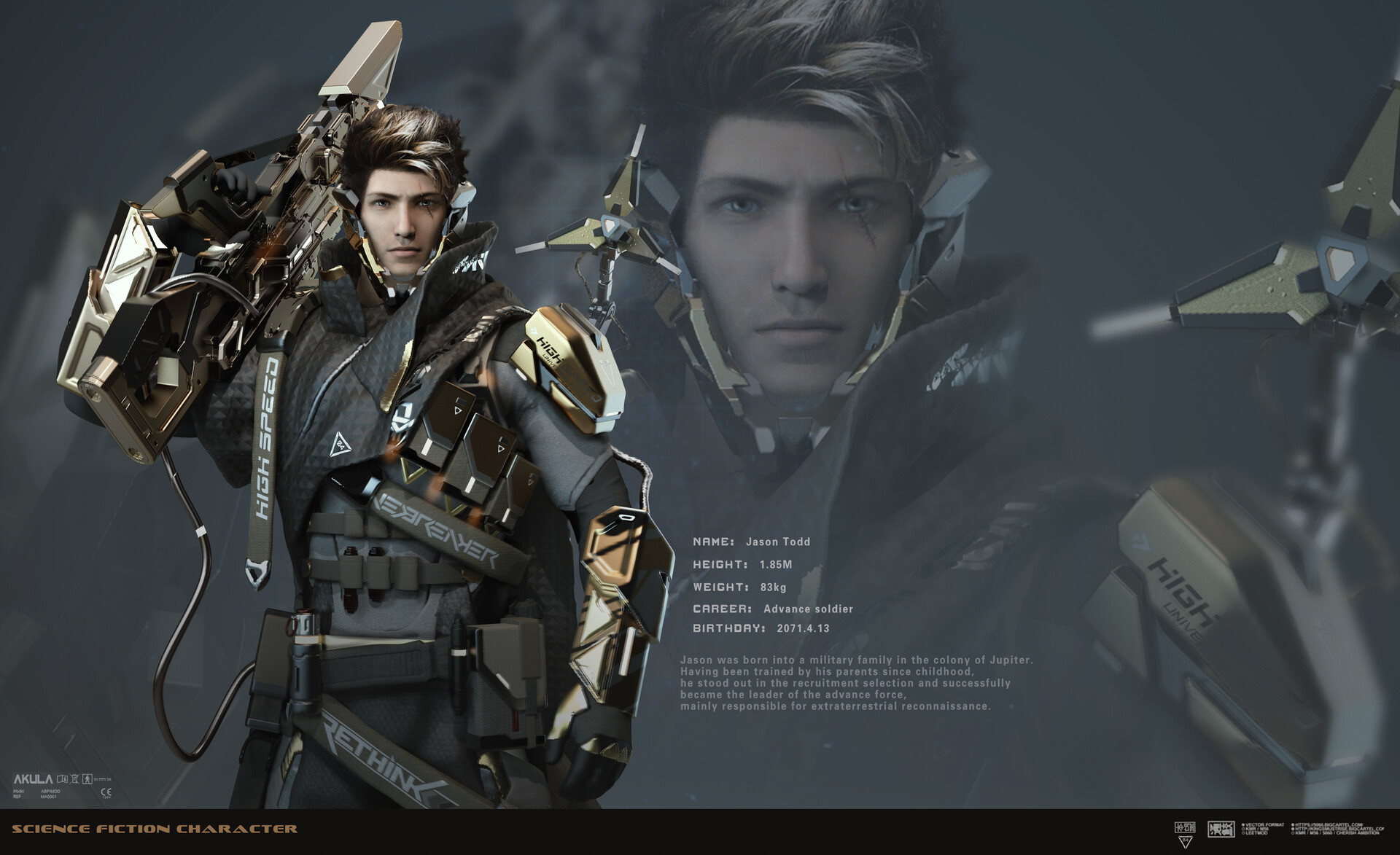 ArtStation - Science fiction character