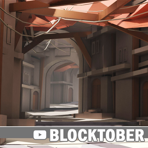 ArtStation - Blocktober 2018 - Creating a market scene from my ...