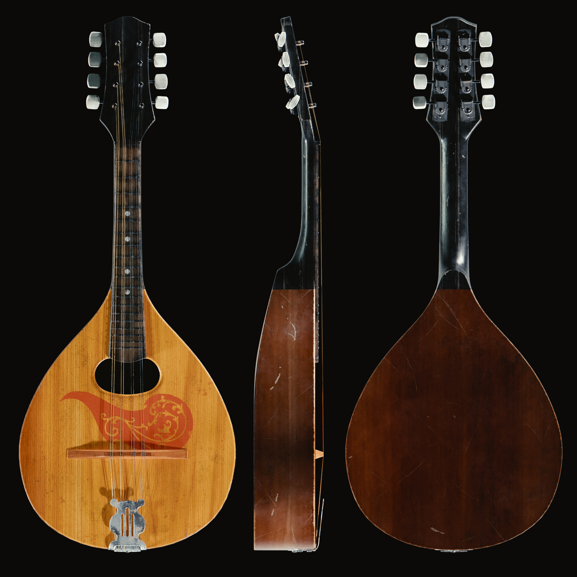 ArtStation - Soviet mandolin ART.316r