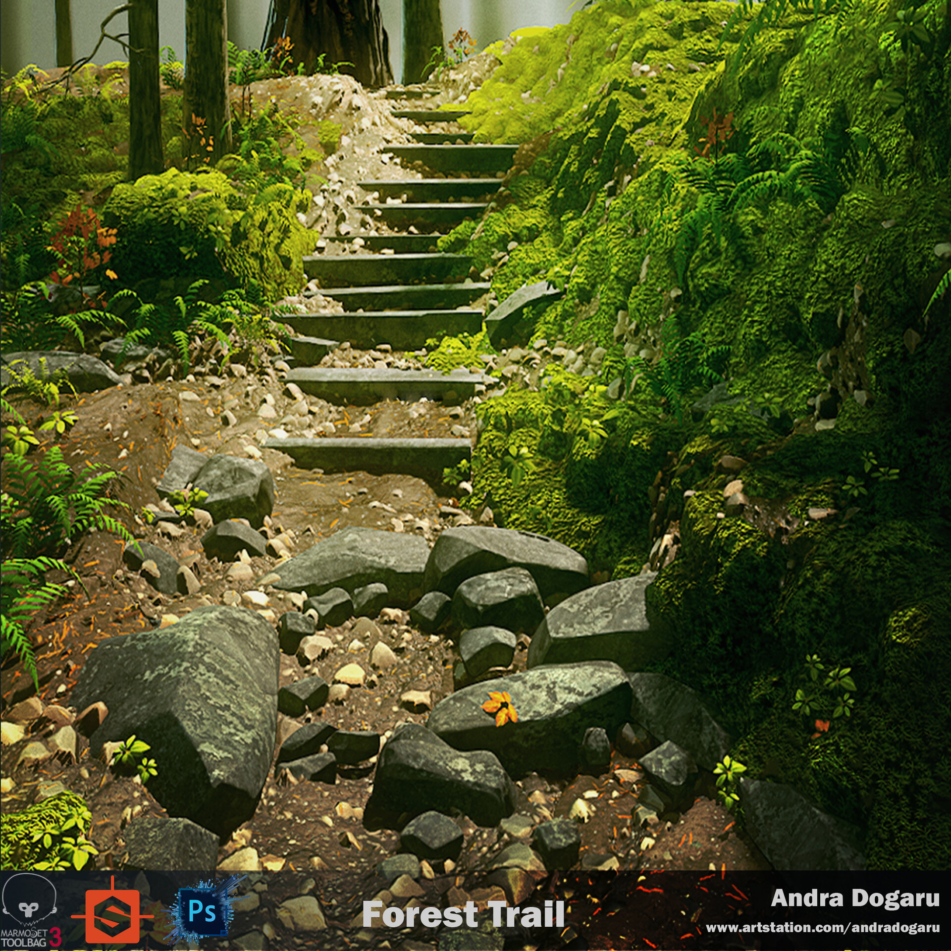 ArtStation - Forest Trail