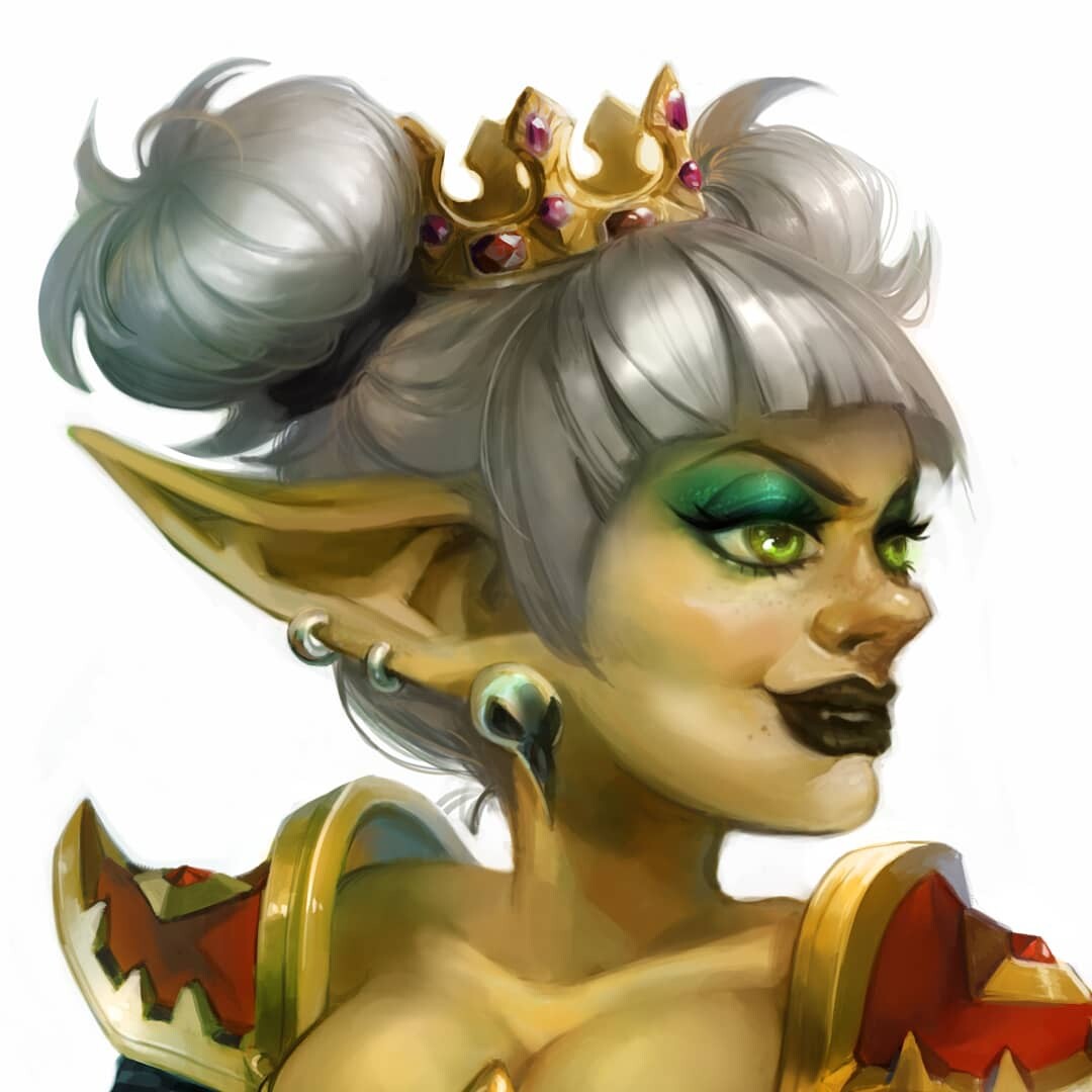 ArtStation - Warcraft Goblin Warlock