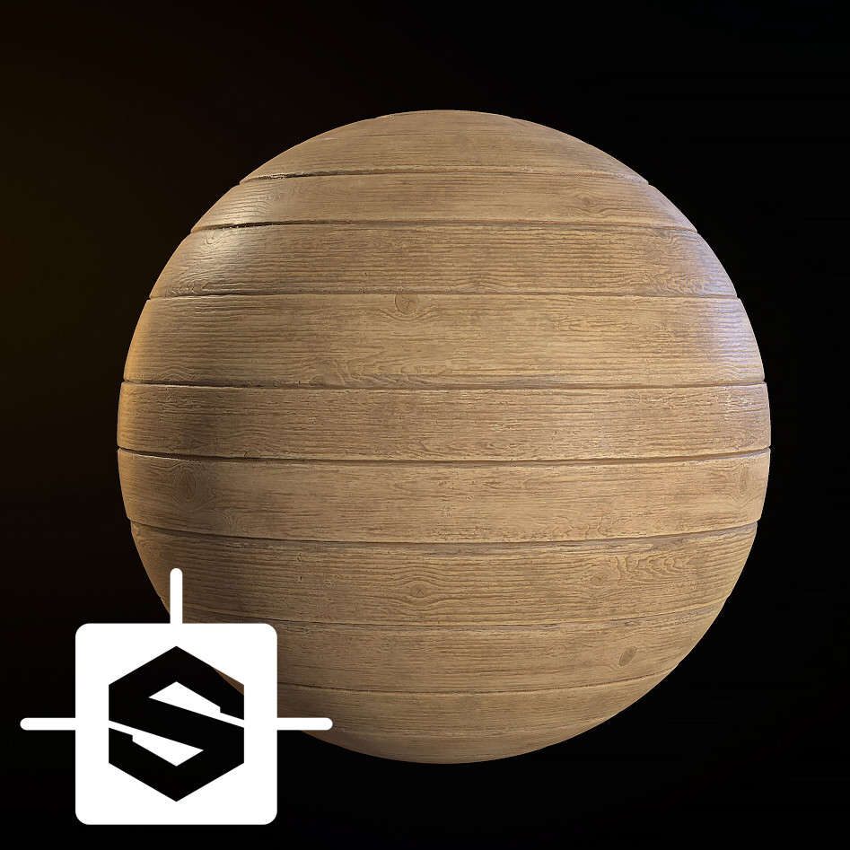 ArtStation - Wood Planks. Material Study