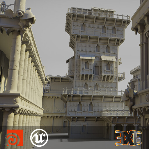 ArtStation - Houdini based Building Tool For UE