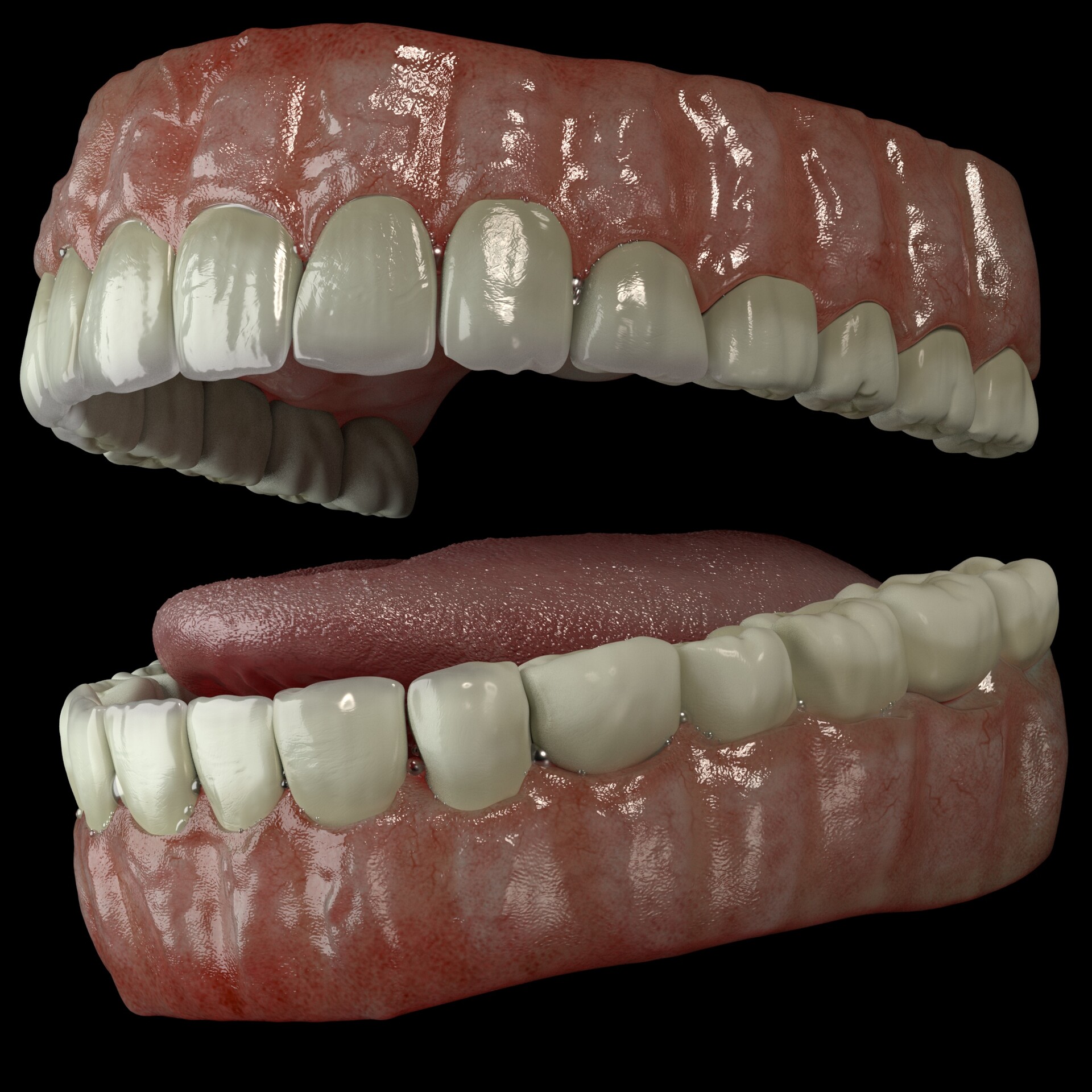 ArtStation - Teeth study