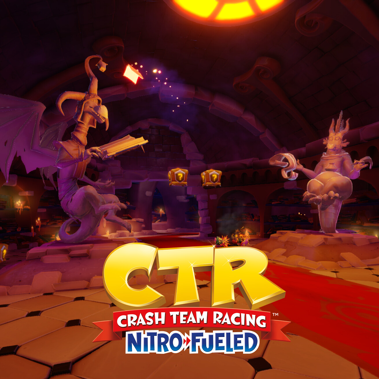 ArtStation - Crash Team Racing - Spyro Circuit Lighting