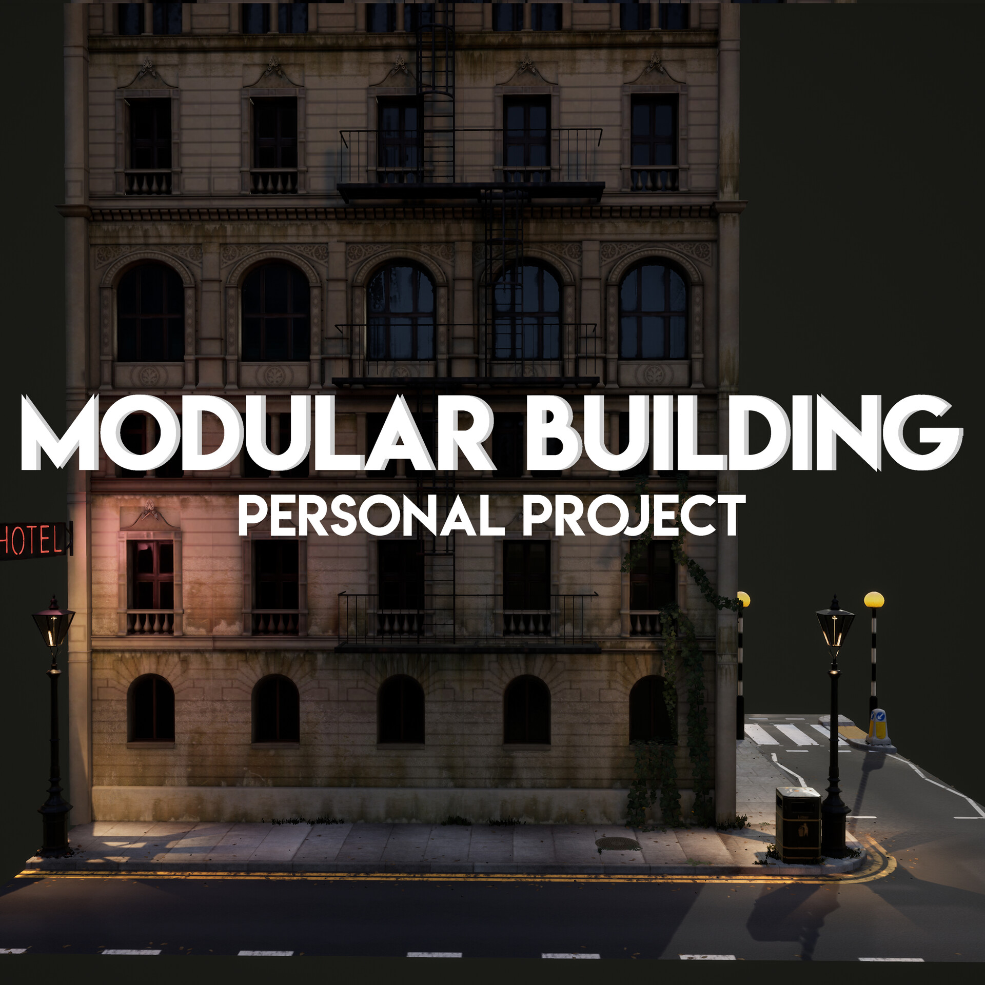 ArtStation - Modular Building - Personal Project